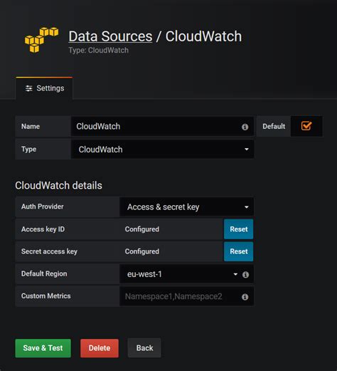 Troubles With Cloudwatch Configuration Grafana Labs Community Forums