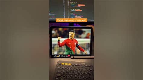 Ronaldo Using Html And Css Javascript Python Coding Shorts Shortsvideo Youtube