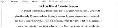 reply to kibby and strand scheduling methodology evaluation matrix for