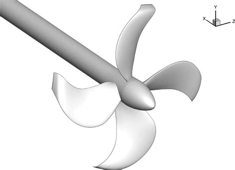 Geometric Model Of Propeller Pptc Ii Download Scientific Diagram