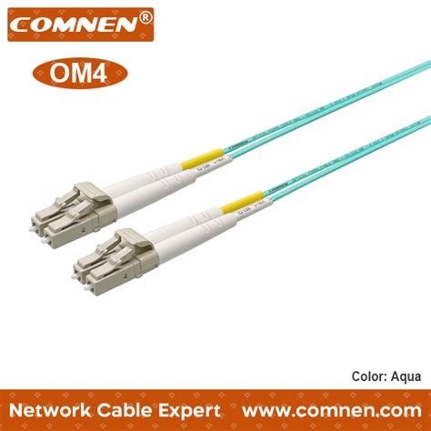 Ultra Low Loss Lc Upc To Lc Upc Duplex 2 0mm Pvc Om4 Multimode Fiber Patch Cable Cord Network