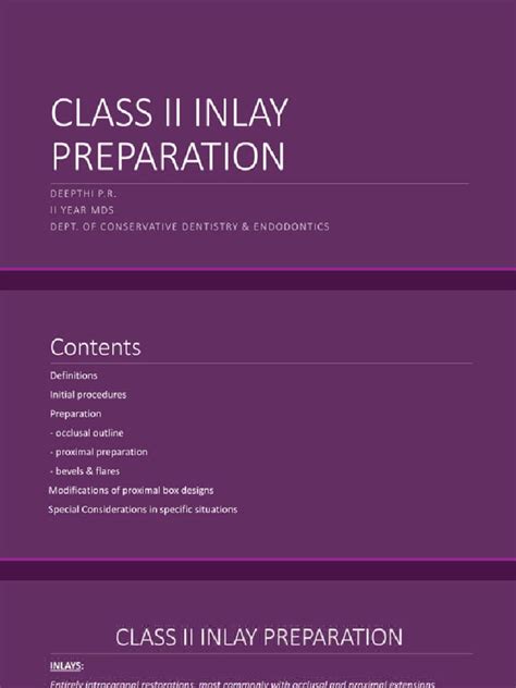 Class Ii Inlay Pdf
