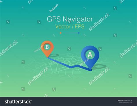 Gps Navigator Vector Stock Vector Royalty Free 1006116196 Shutterstock