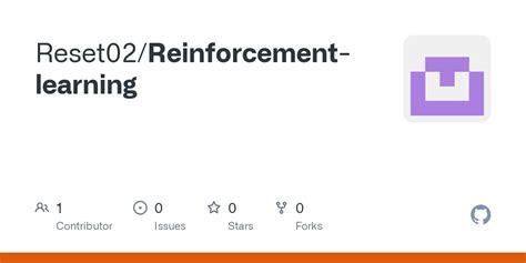 Github Reset Reinforcement Learning