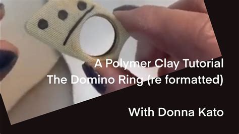 A Polymer Clay Tutorial The Domino Ring Re Formatted Youtube