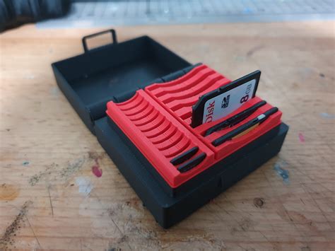 Sd And Micro Sd Card Storage And Travel Box By Ellcato3d Makerworld