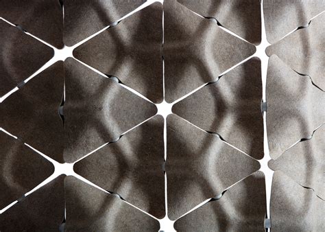 Layer Uses Large Hemp Tiles To Create Scale Partition System