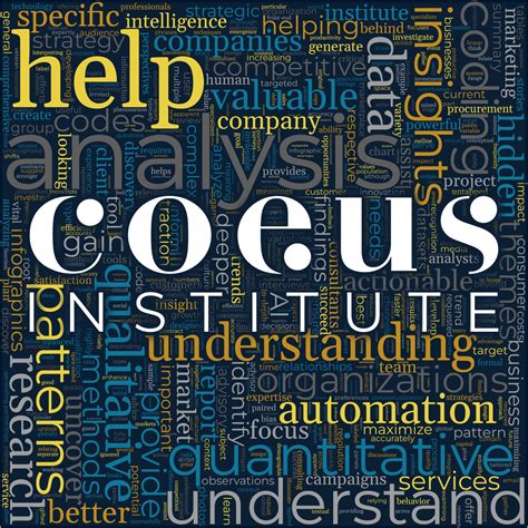 Coues Institute Pioneers In Pattern Discovery