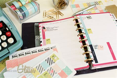 Create Your Own Custom Planner Stickers Silhouette Cameo Tutorial Sprinkled With Glitter