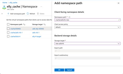 配置 azure hpc 缓存聚合命名空间 microsoft learn