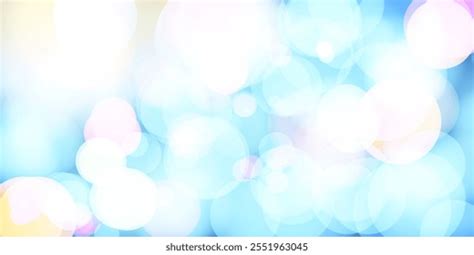 Colorful Glowing Bokeh Effect Background Stock Vector Royalty Free