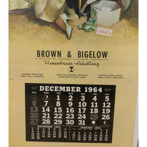 Gil Elvgren Gil Elvgren American 1914 1980 Pin Up Calendar 1964