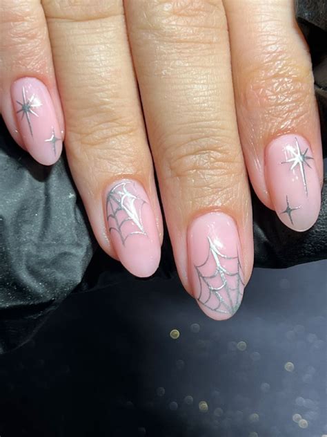 Spider Web Nails Halloween Nail Designs Gel Nails Halloween Nails Easy