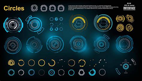 Futuristic Virtual Graphic Touchuser Interface Target Dashboard User Vector Target Dashboard