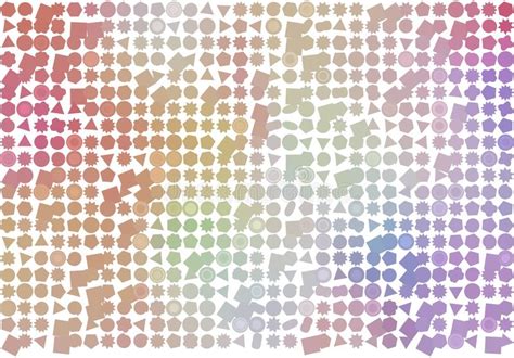 Abstract Background With Shape Of Mixed Pattern Bubbles Wallpaper Creative And Messy Stock