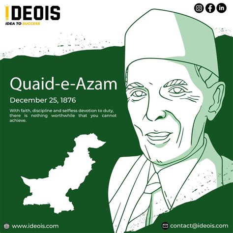 Ideois On Linkedin Quaideazamday Founderofpakistan Inspiration Ideois
