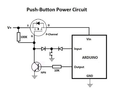 What Is Correct Way To Make Latch Power Ciruit For Arduino General Electronics Arduino Forum