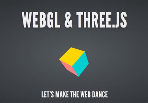 Github Rania Marouwebgl Threejs Webgl And Threejs Presentation