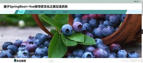 Springboot毕设探寻茶文化之美论文程序部署 Csdn博客