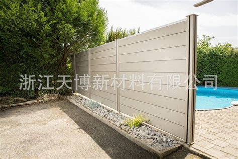 别墅挡板 园艺护栏板 艺术围墙 景观围栏 临时木塑围墙 吉林木塑 阿里巴巴