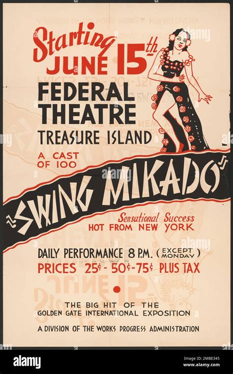 Swing Mikado [193 ] Federal Theatre Treasure Island A Cast Of 100