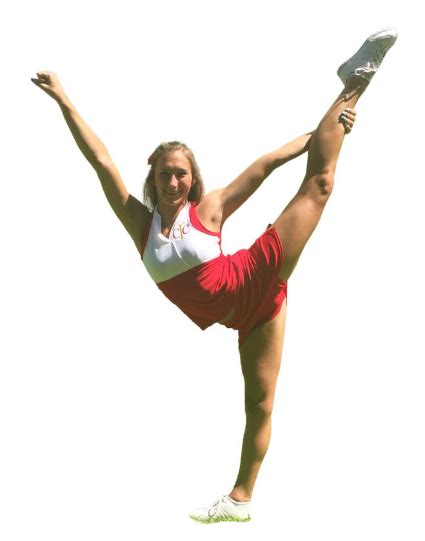 Scale Cheerleading Stunt Flyer Position How To Do Cheerleading Stunts Cheerleading Info Center