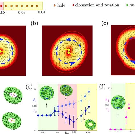 A Dynamical Steady States Of A 2d Droplet As A Function Of The Download Scientific Diagram