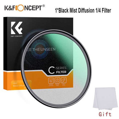 K F CONCEPT C Series Black Diffusion Filter Mm Mm Mist Dreamy Cinematic Effect For