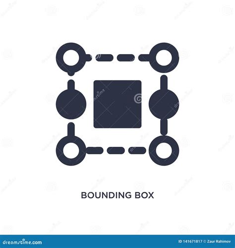 Bounding Box Icon Thin Linear Bounding Box Outline Icon Isolated On