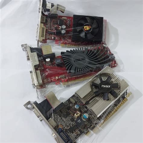 Jual Vga Card Pcie 1gb 64bit Pci Express Hdmi Vga Dvi Shopee Indonesia