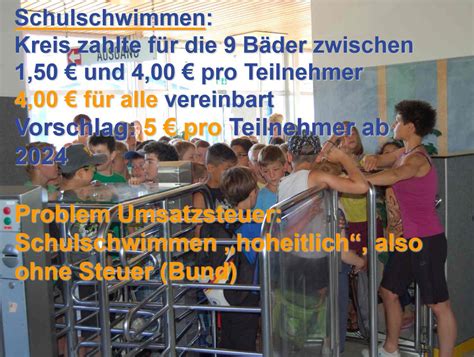 Schulschwimmen Und Schuldenfreiheit Helfen Freizeitbad Panoramablick