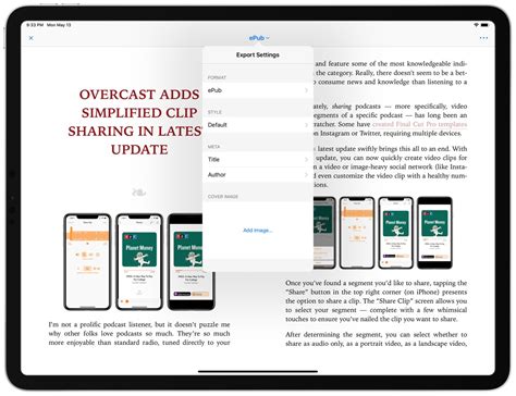 Exporting 101 How To Export Your Sheets From Ulysses On Mac Iphone
