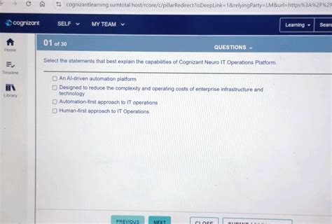 Cognizantlearningsumtotalhost Rcore C StudyX