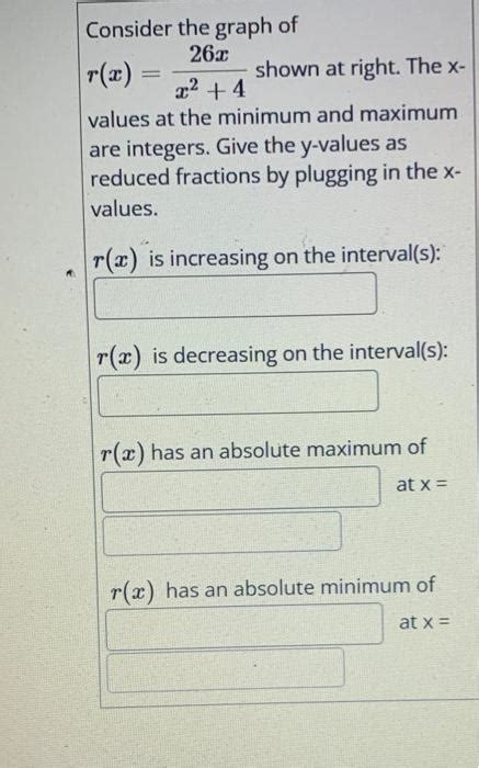 Solved Consider The Graph Of R X X X Shown At Right Chegg Com