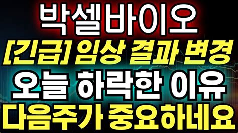 박셀바이오 주가 전망 상한가 이후 변동성이 생긴 이유 꼭 확인하고 대응하세요 간세포암 임상 2상 결과 박셀바이오 주식 목표가 박셀바이오 유상증자 무상증자 분석