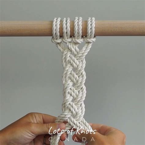 Diy Macrame Tutorial Continuous Weave Method 1 Youtube Artofit