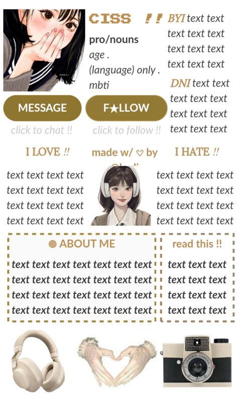 Profile Layout Codes Club Everskies