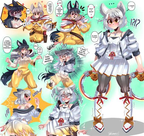 Rule 34 Anthro Anthro To Humanoid Ass Expansion Breast Expansion Breasts Female Hair Color