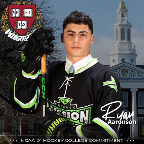 Aaronson Commits To Harvard Chicago Mission Tier I Aaa Hockey