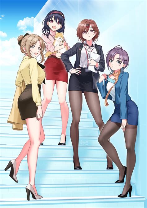 Higuchi Madoka Asakura Toru Fukumaru Koito And Ichikawa Hinana Idolmaster And More Drawn