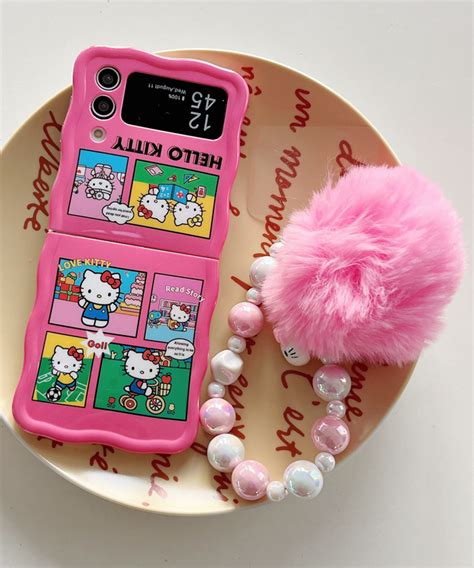 갤럭시 Z플립5 Z플립4 Z플립3 행온택 핸드폰 태그홀더 스트랩 털 방울 캐릭터 웨이브 실리콘 범퍼 제트플립5 제트플립4 제트플립3 지플립5 지플립4 지플립3 삼성 폴더블폰