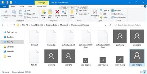 Remove User Account Picture On Sign In Screen In Windows 10 Tutorials
