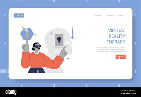 Ai In Psychology Concept Figure With Vr Headset Interacts With Mind