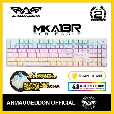 Armaggeddon Mka13r Rgb Gaming Keyboard Computers And Tech Parts And Accessories Computer Keyboard
