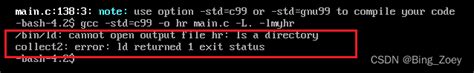 【linux】use Option Stdc99 Or Stdgnu99 To Compile Your Codestd C99 Gnu99 Csdn博客