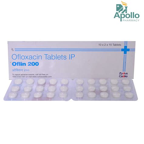 Oflin 200 Tablet 15s Price Uses Side Effects Composition Apollo