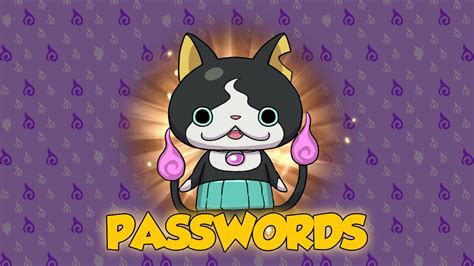 Yo Kai Watch Vad är Passwords Youtube