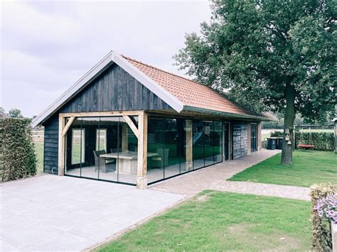 Overkapping Met Glazen Wand Kroeze Timmerwerken