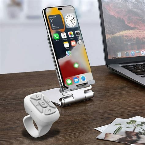 Joyioe Wireless Bluetooth Remote Control Page Turner Bluetooth Scroller Ring Remote Controller