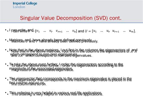Maths For Signals And Systems Linear Algebra In Engineering